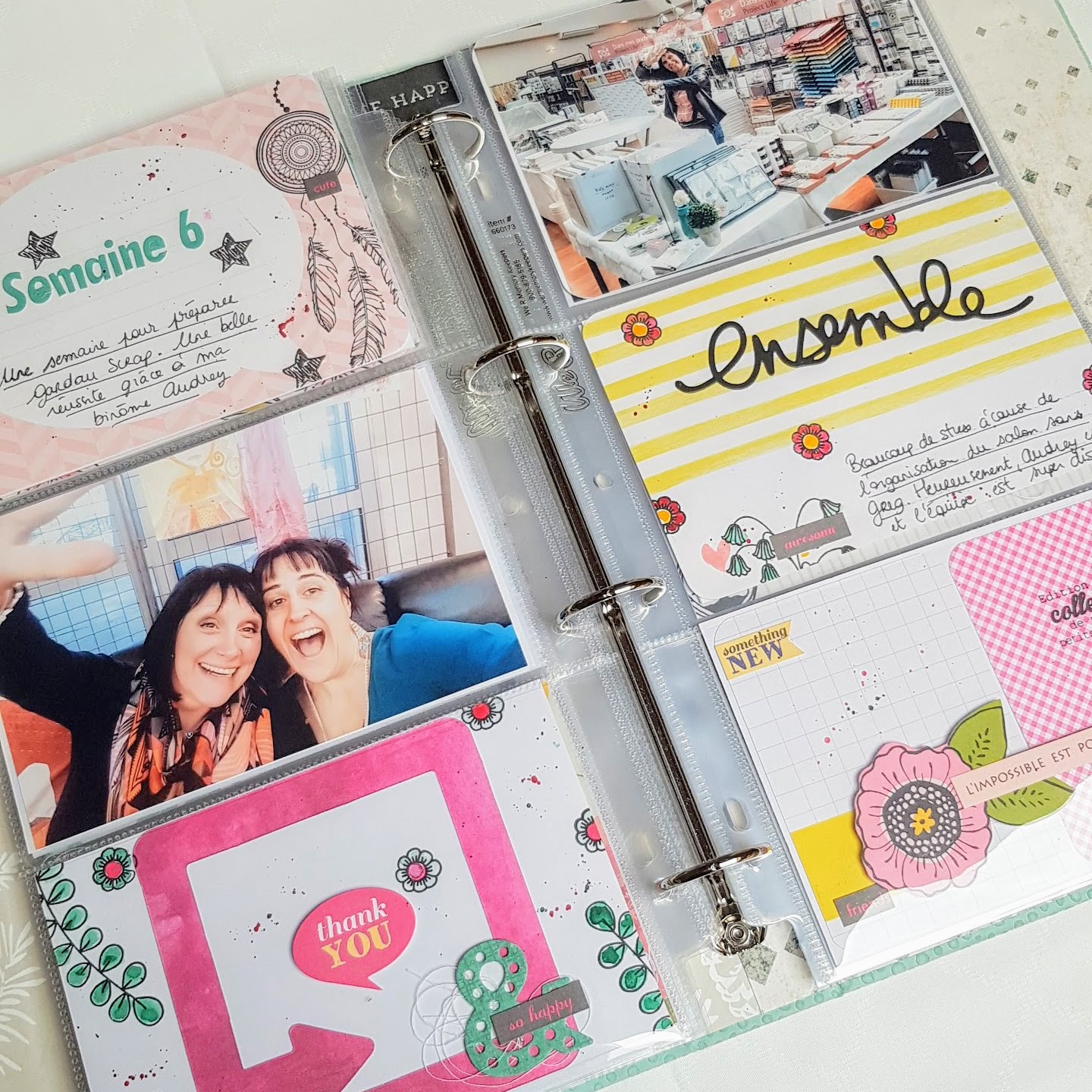 Nouvelle Semaine Dans Mon Project Life Blog Dans Mes Pochettes